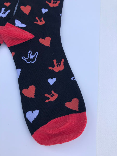 ASL ILY Socks – Say It In Sign